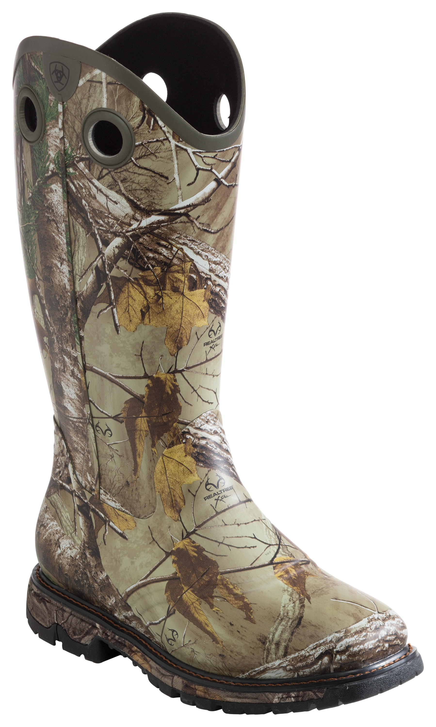 Ariat Conquest WST Rubber Buckaroo 16'' Rubber Boots for Men | Bass Pro ...
